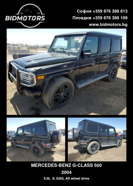 2004 MERCEDES-BENZ G-CLASS 500 WDCYR49E74X145865 from the USA